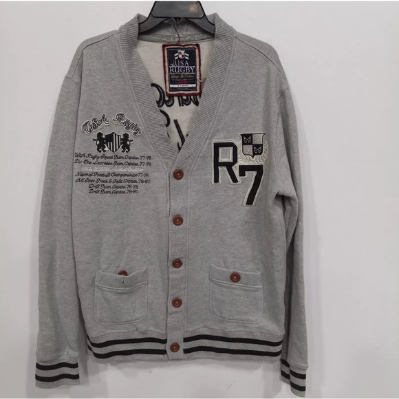 Sweaters | Mens Vintage Usa Rugby Kensington Royal Varsity Rugby Club ...